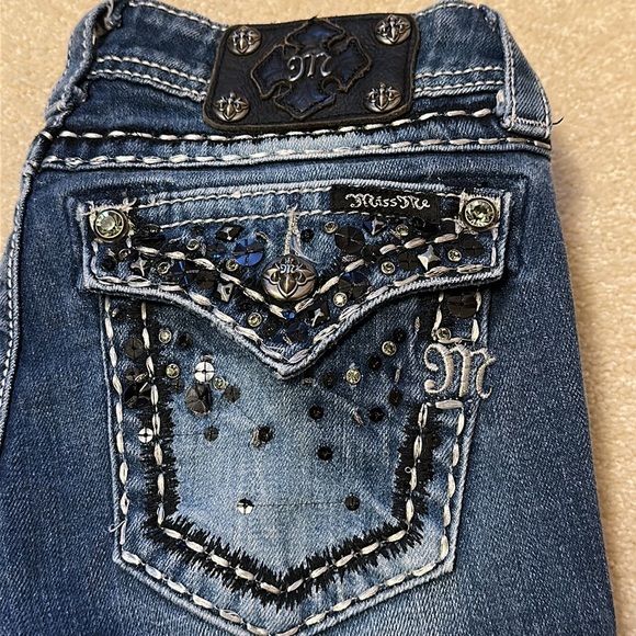 Miss Me | Jeans | Vintage Miss Me Flare Jeans Washed And Distressed ...